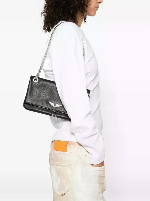 Zadig&Voltaire Rock Ii Chain-strap Crossbody Bag - Black