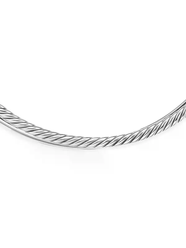 David Yurman Sterling Bold Crossover Necklace