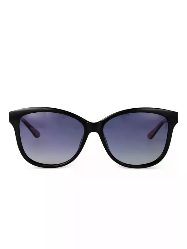 Guess Cat-eye Sunglasses With Logo Detail - Black