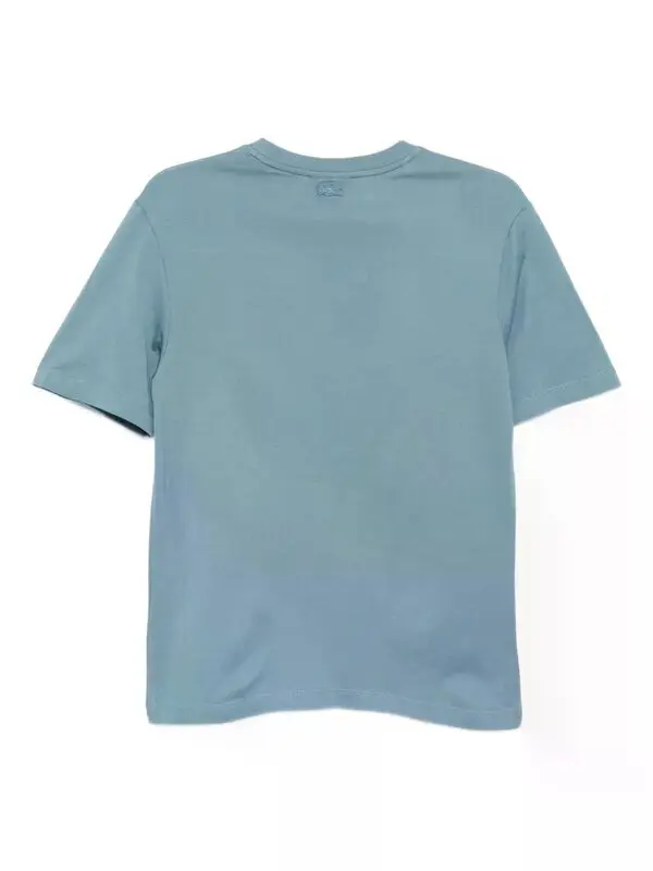 Lacoste Crocodile Print Jersey T-shirt - Blue