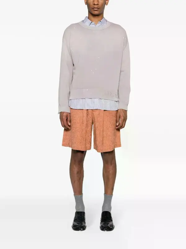 MAISON MARGIELA Handwritten Cotton Sweatshirt