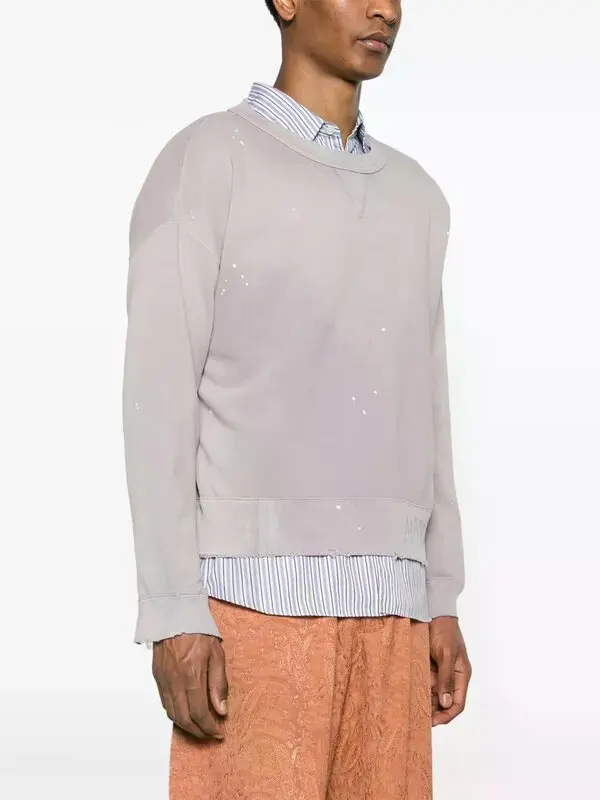 MAISON MARGIELA Handwritten Cotton Sweatshirt