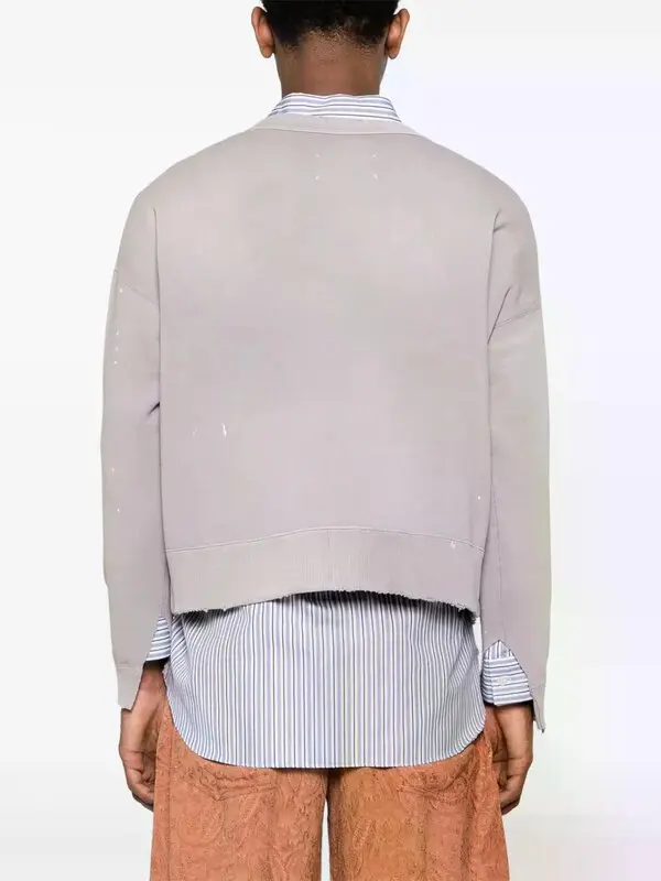 MAISON MARGIELA Handwritten Cotton Sweatshirt