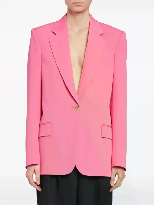 Stella McCartney Single-breasted Wool Blazer