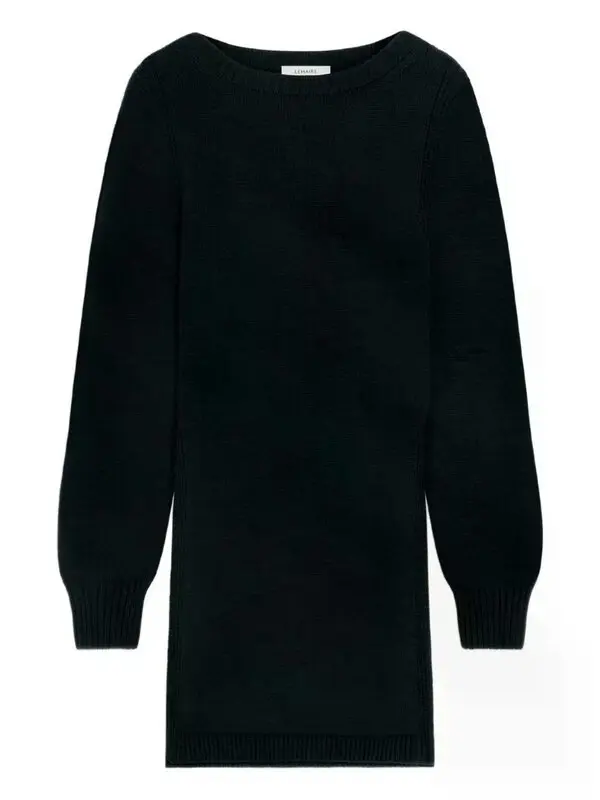 LEMAIRE Side-slit Sweater - Black