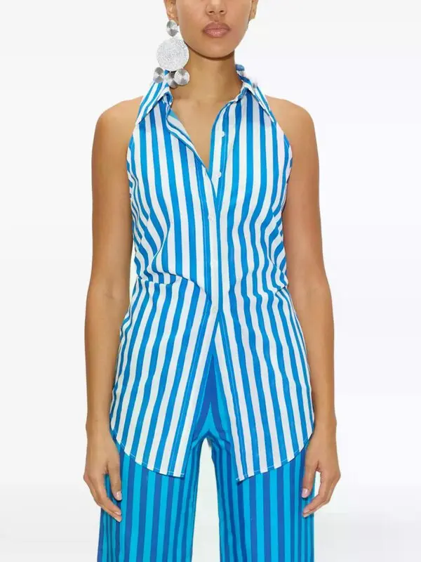 SIMONMILLER Loch Stripe Sleeveless Shirt