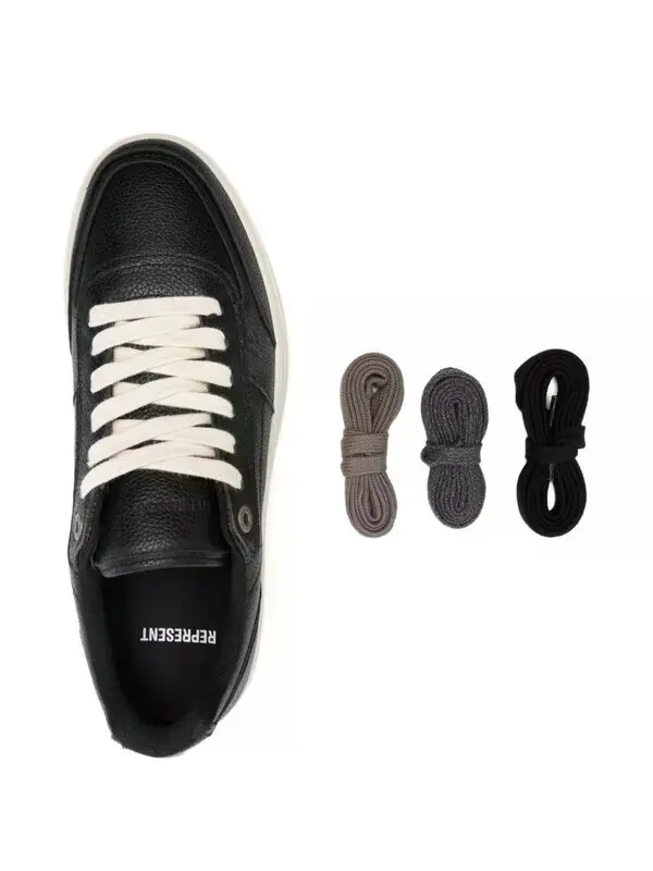 REPRESENT Initial Sneakers - Black