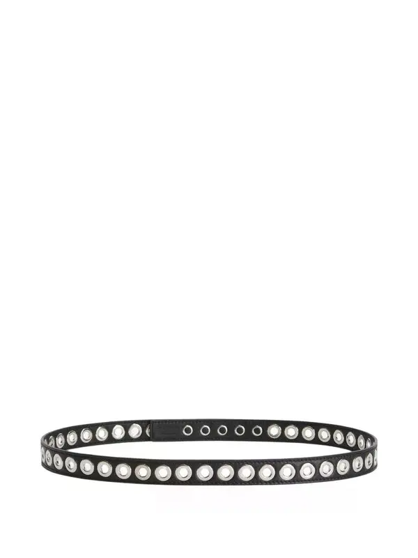 JIL SANDER Leather Belt - Black