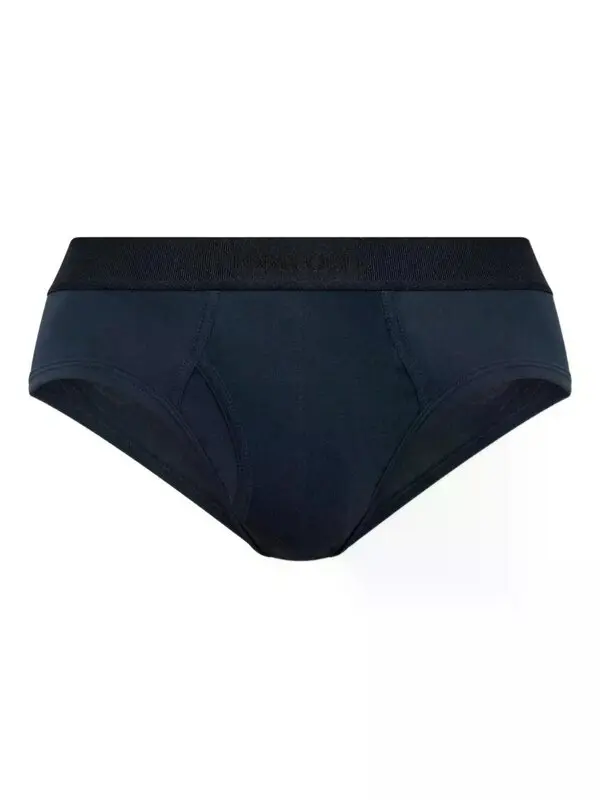 TOM FORD Logo-waistband Briefs - Blue