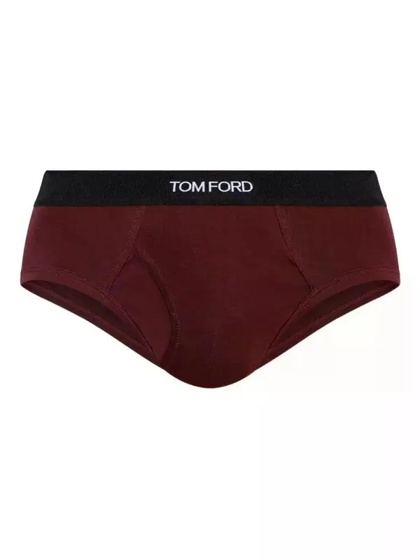 TOM FORD Logo Briefs - Red