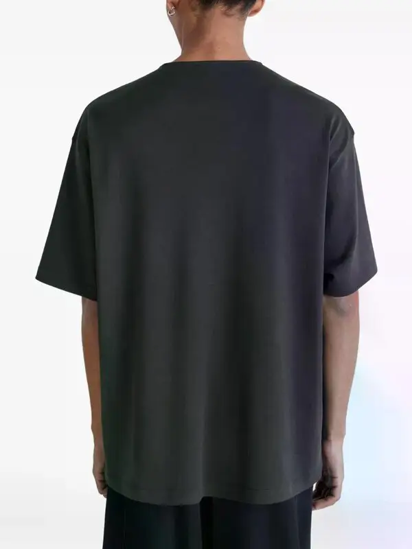 LEMAIRE Patch-pocket Crewneck T-shirt - Black