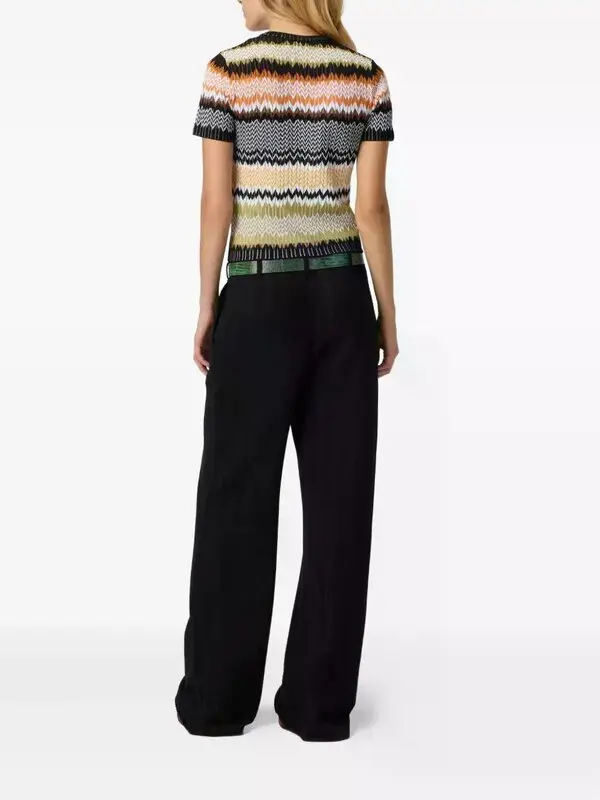 Missoni Chevron-pattern Knit Top