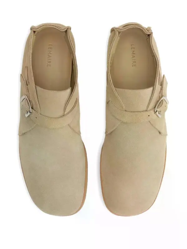 LEMAIRE Buckle-strap Suede Slippers