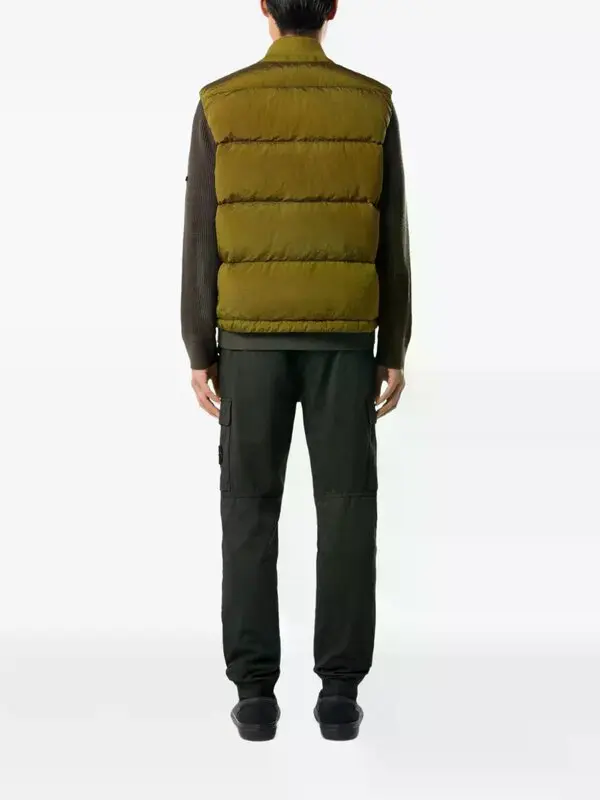 Stone Island Stretch Cotton-wool Pants - Black