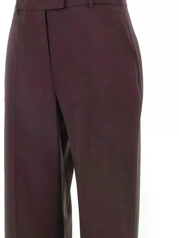 Eleventy Pressed-crease Wool Trousers