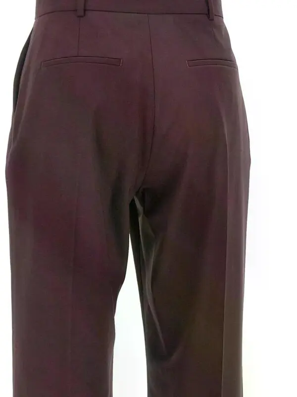 Eleventy Pressed-crease Wool Trousers