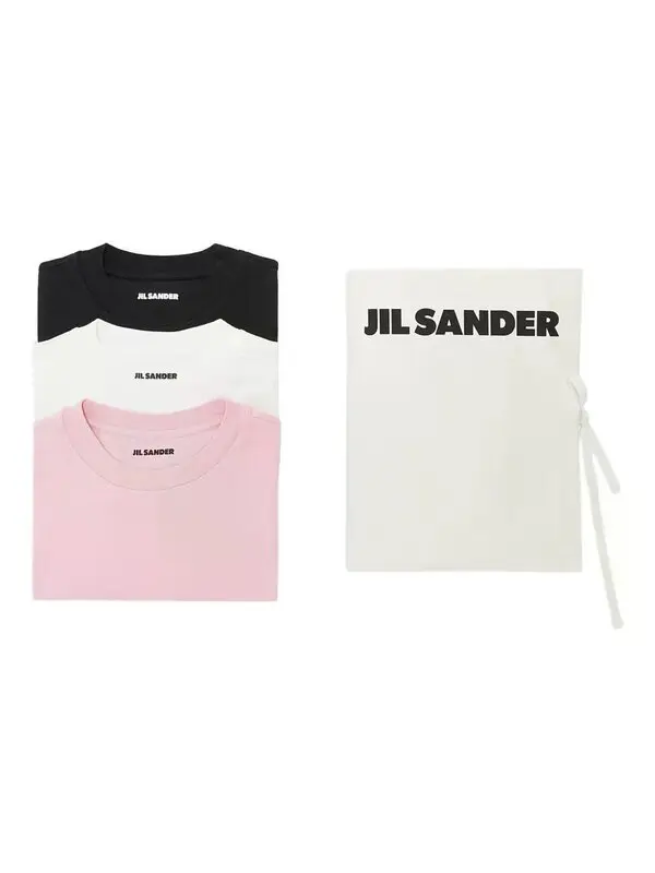 JIL SANDER Logo-label Short-sleeve T-shirt - White