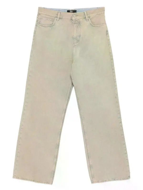 Amiri Faded Denim Jeans - Neutrals