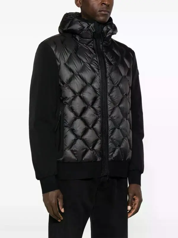 Peuterey Padded-panel Hooded Jacket - Black