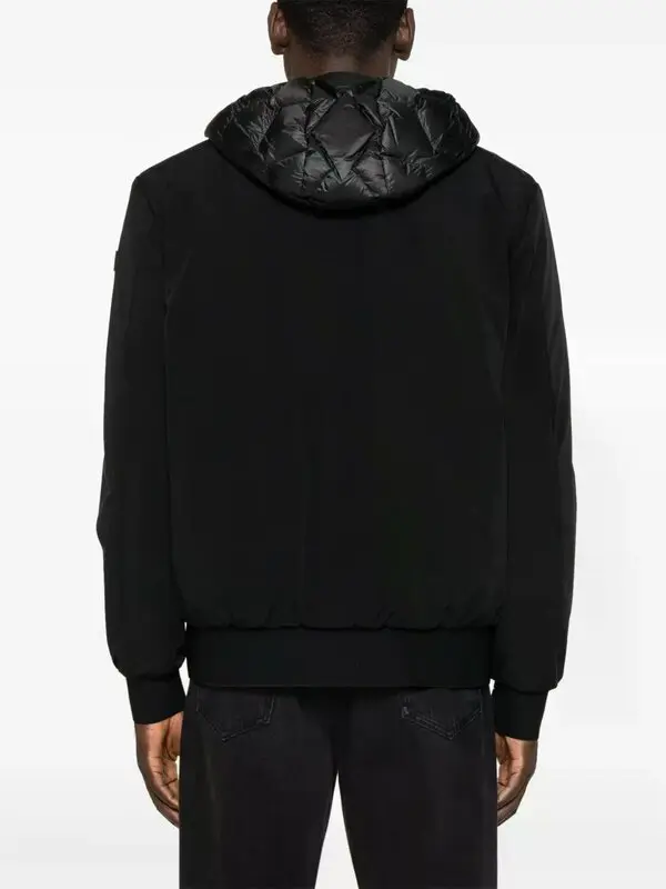Peuterey Padded-panel Hooded Jacket - Black