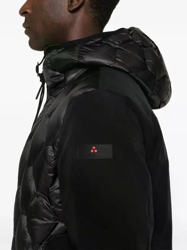 Peuterey Padded-panel Hooded Jacket - Black