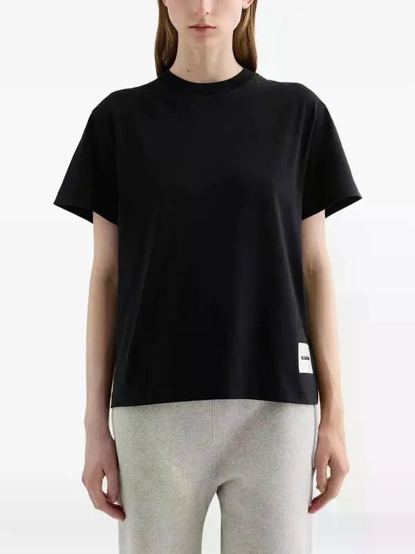 JIL SANDER Logo-label Short-sleeve T-shirt - Grey