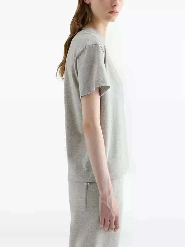 JIL SANDER Logo-label Short-sleeve T-shirt - Grey