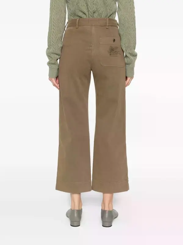 Etro Patch-pocket Cotton-blend Trousers