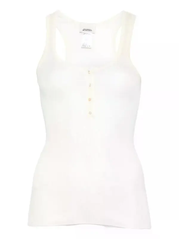 Isabel Marant Étoile Ribbed Knit Top - Neutrals