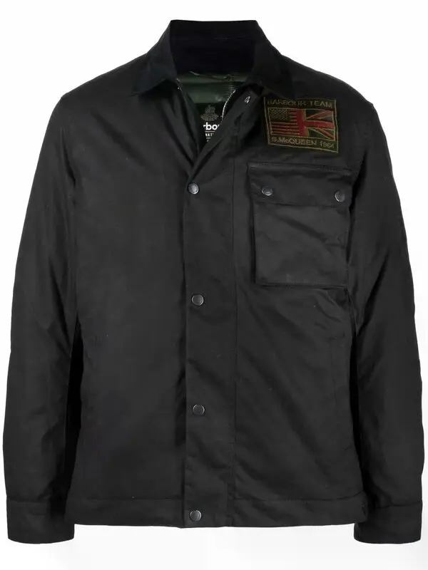 BARBOUR INTERNATIONAL Wax-effect Field Jacket
