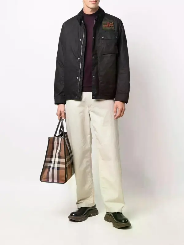 BARBOUR INTERNATIONAL Wax-effect Field Jacket