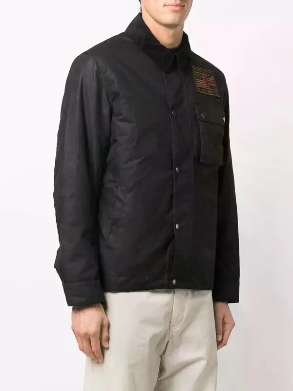 BARBOUR INTERNATIONAL Wax-effect Field Jacket