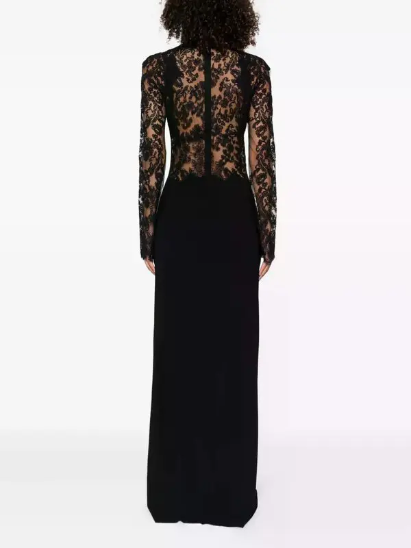Ermanno Scervino Lace-paneled Maxi Dress