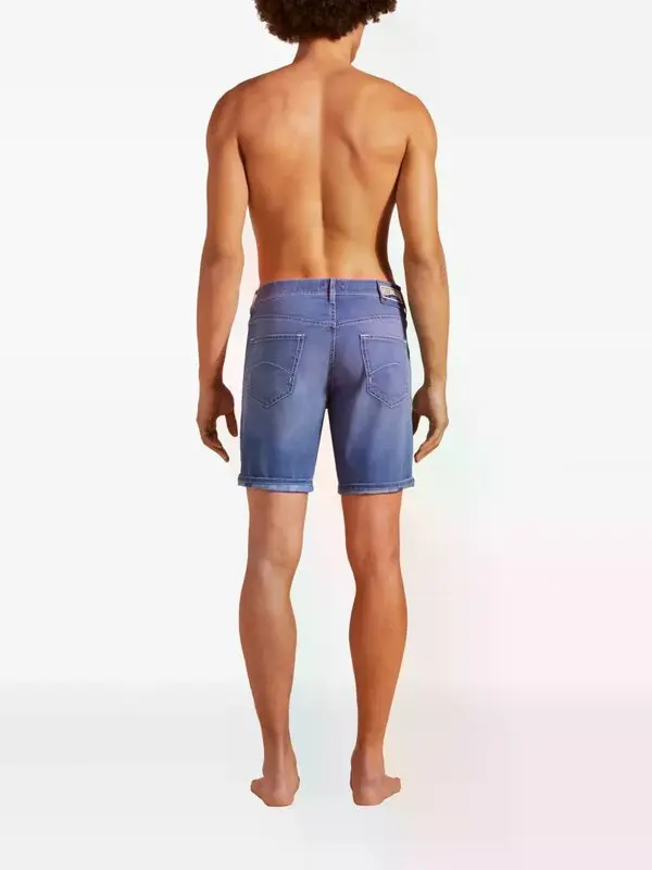 Vilebrequin Tropical Turtles Print Denim Shorts