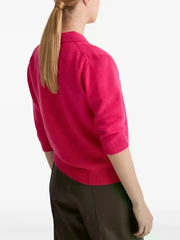 YVES SALOMON Knitted Polo Shirt