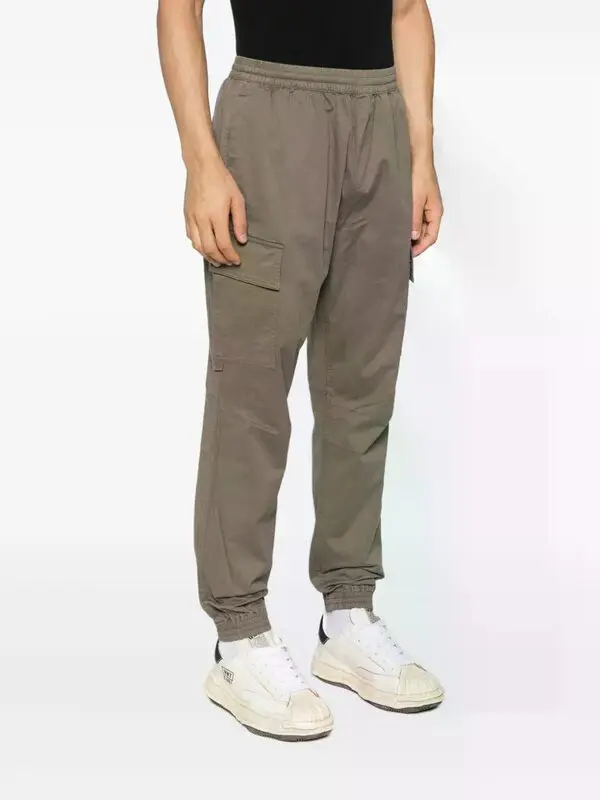 REPRESENT Cuffed Cargo Trousers - Green