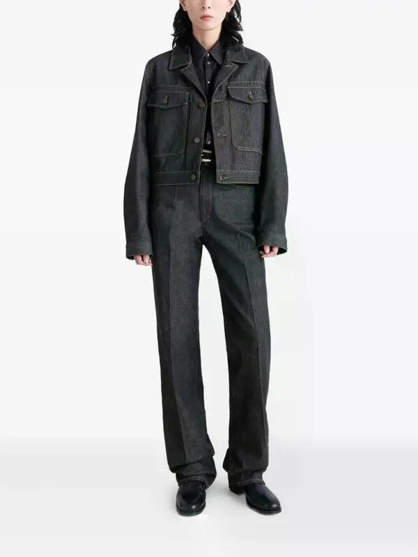 LEMAIRE Button-fastening Patch-pocket Denim Jacket