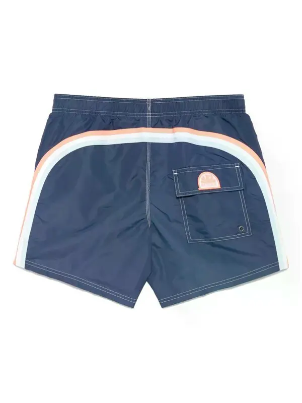 Sundek Taffeta Swim Shorts - Blue