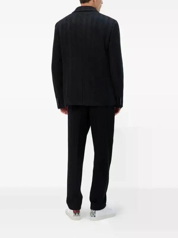 Missoni Herringbone-patterned Trousers - Black
