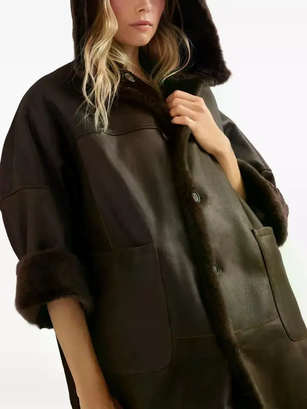 Brunello Cucinelli Fur Shearling Reversible Coat