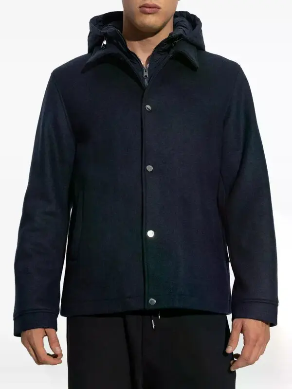 Woolrich Hooded Jacket - Blue
