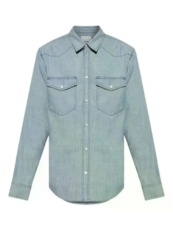 MARANT Double-pocket Cotton Shirt