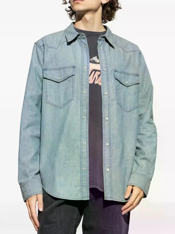 MARANT Double-pocket Cotton Shirt