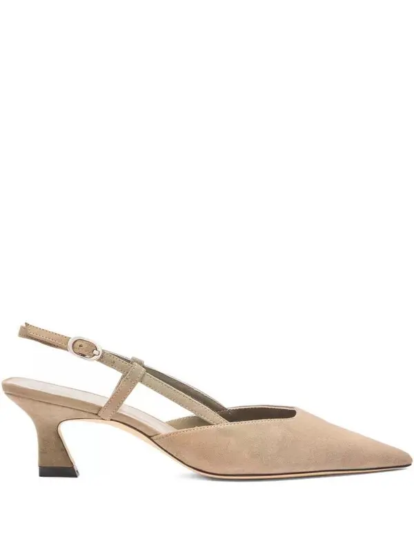 STUART WEITZMAN 50mm Vinnie Slingback Pumps - Brown