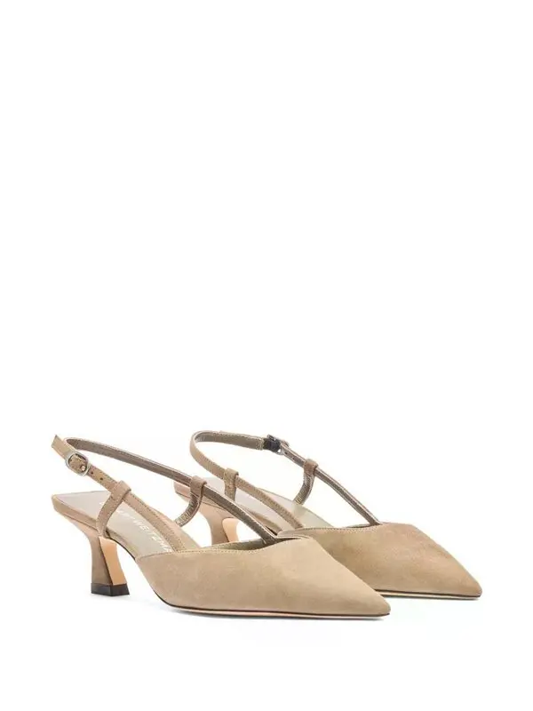 STUART WEITZMAN 50mm Vinnie Slingback Pumps - Brown