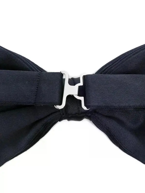 Giorgio Armani Silk Bow Tie - Blue