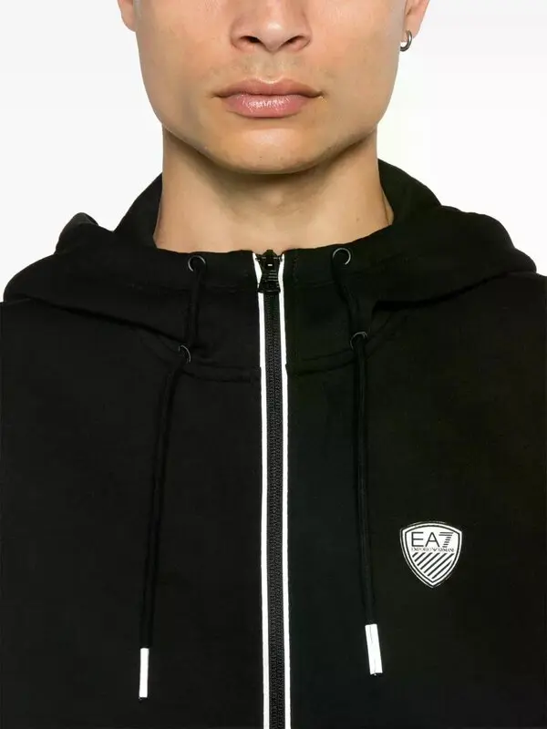 EA7 Rubberised Logo Hoodie