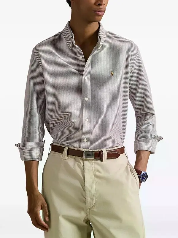Polo Ralph Lauren Striped Button-up Shirt - Red
