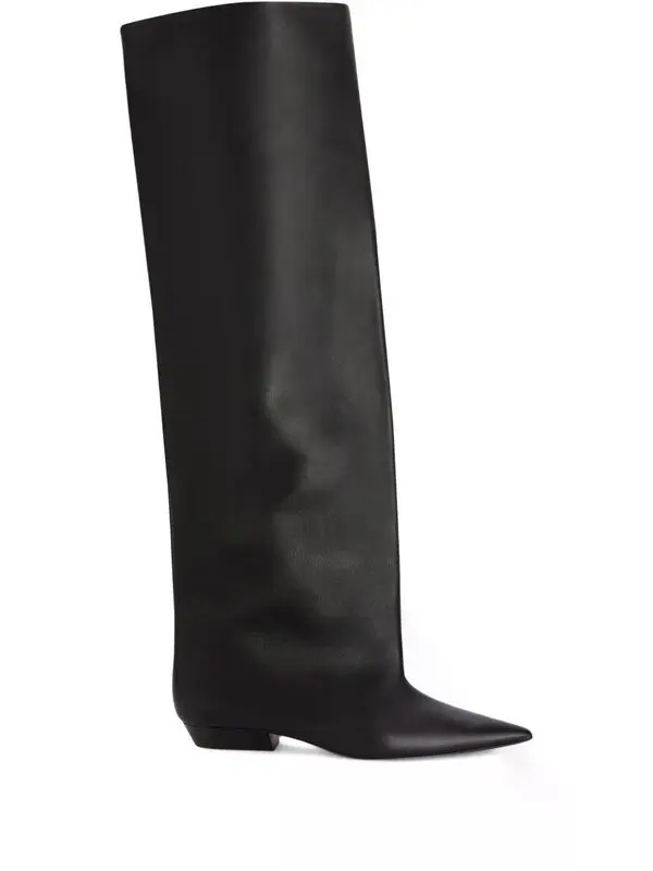 JIL SANDER Leather Knee-high Boots