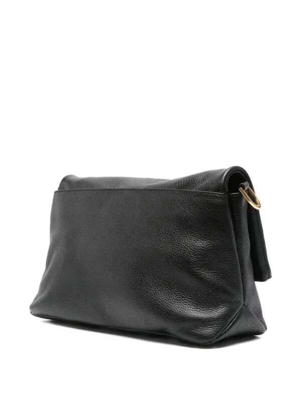 Zadig&Voltaire Rocky Grained-leather Shoulder Bag - Black